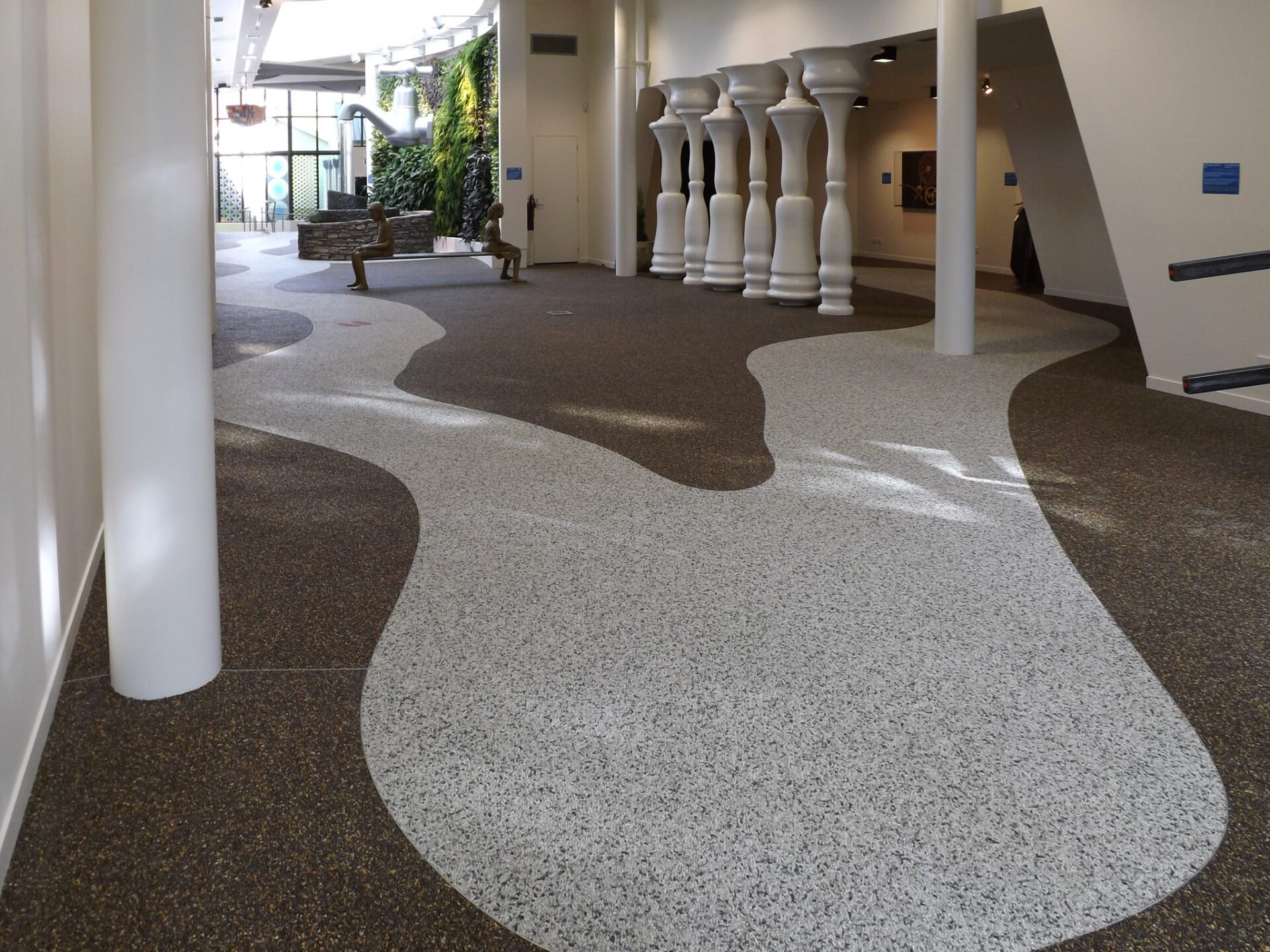 Natural Stone Carpet | Coloured Concrete Alternatives | Floors designed ...