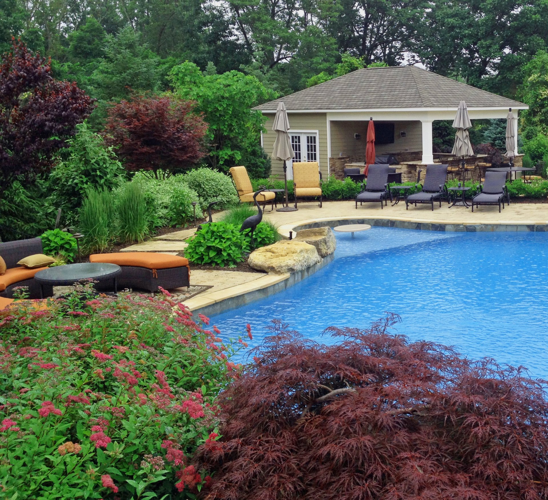Pool Settings | Cashman Landscape Management & Design Inc.