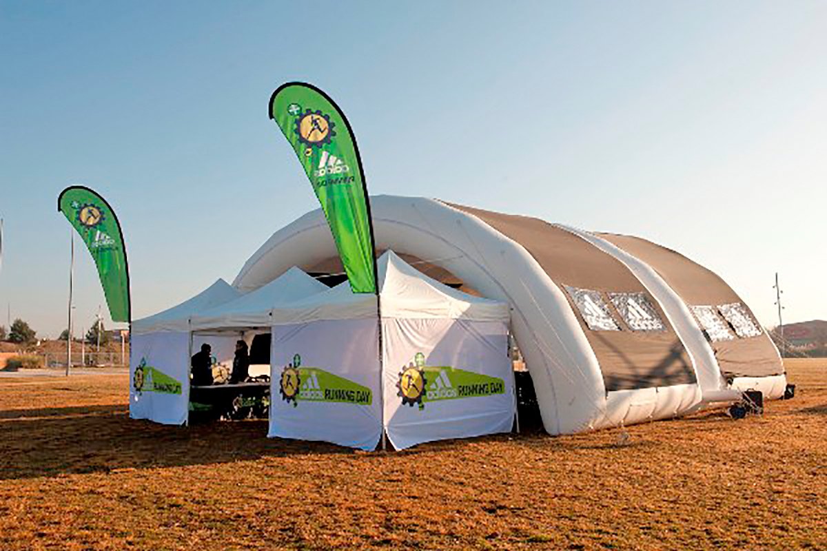 Carpas Hinchables · Soportes publicitarios · Streetmarketing
