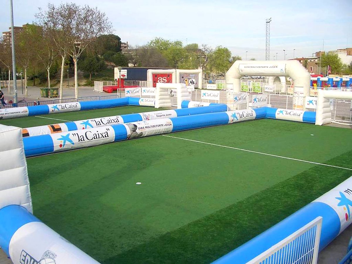 Hinchables deportivos infantiles · Streetmarketing