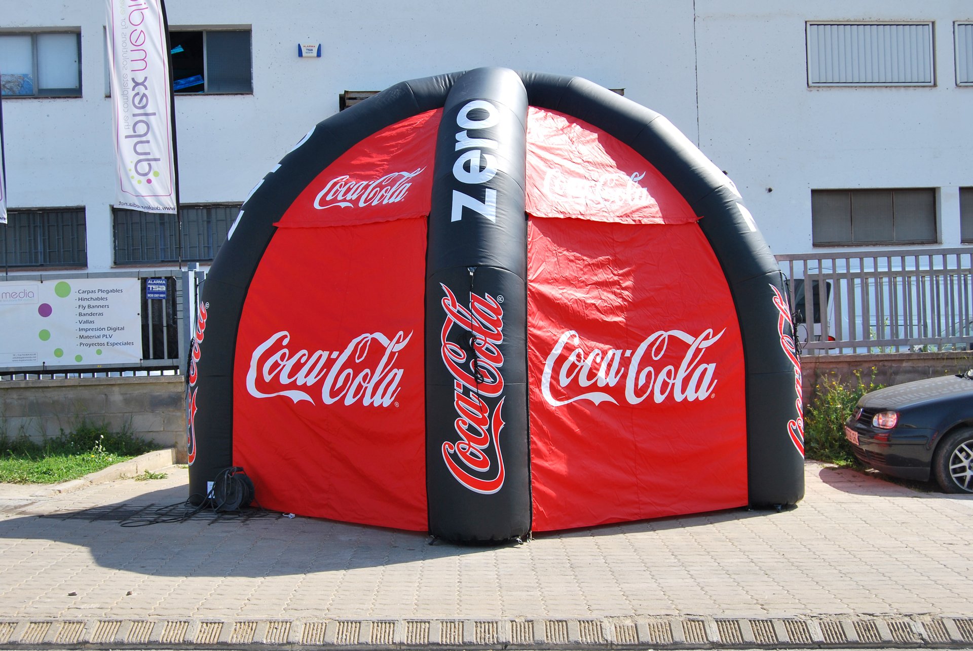 Carpas Hinchables · Soportes publicitarios · Streetmarketing