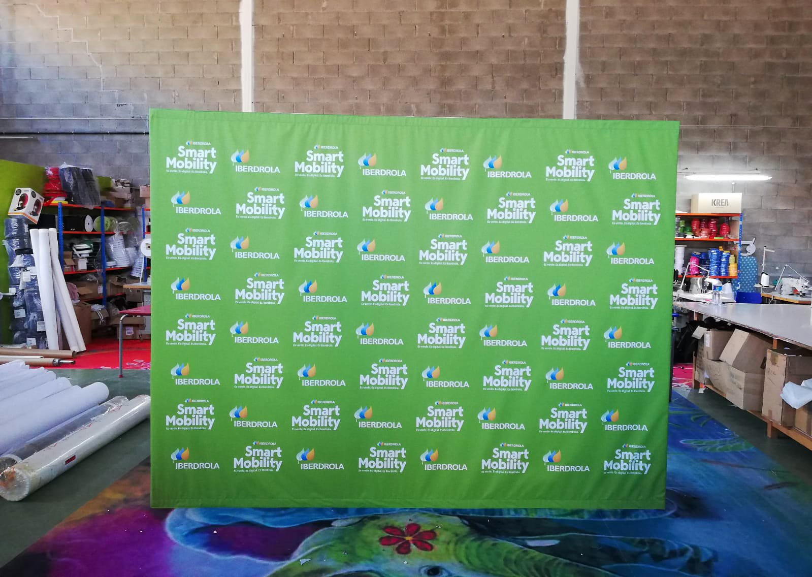 Photocall, backdrop portatil · Streetmarketing