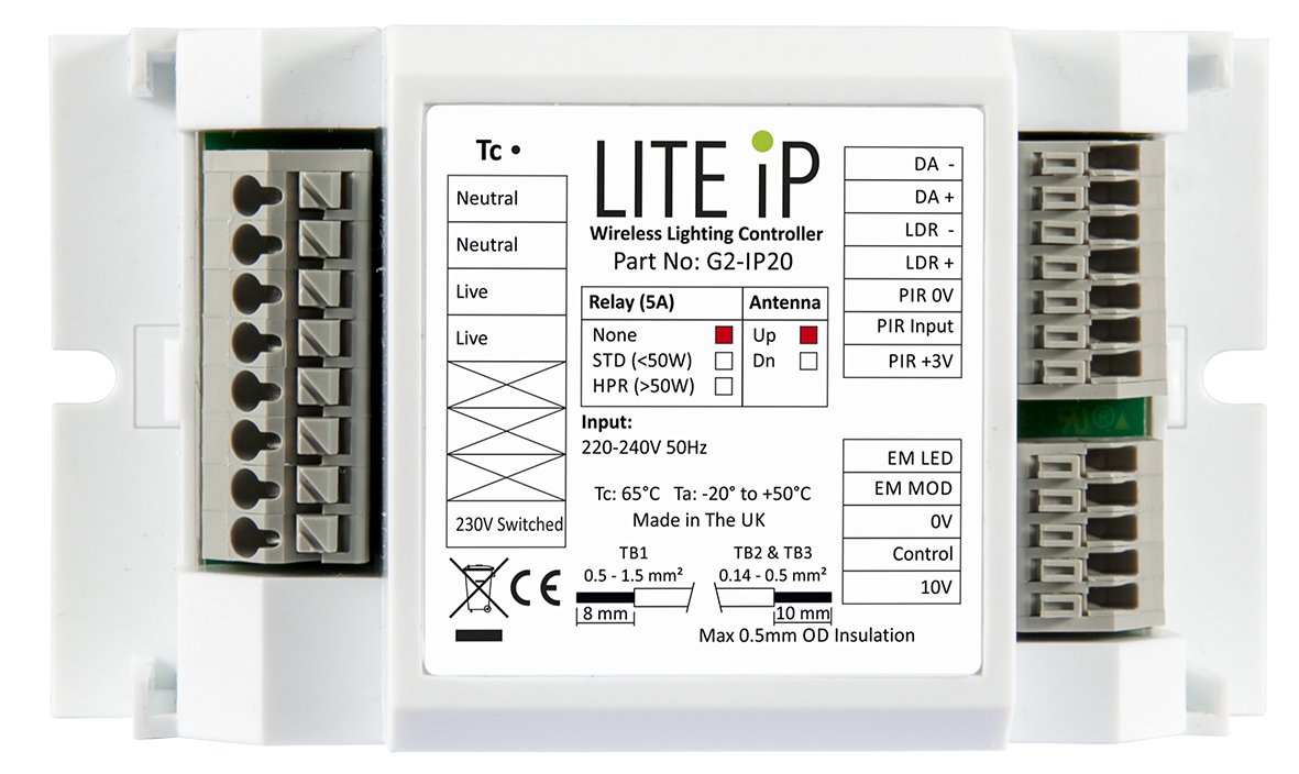 The simplest commercial wireless lighting control system