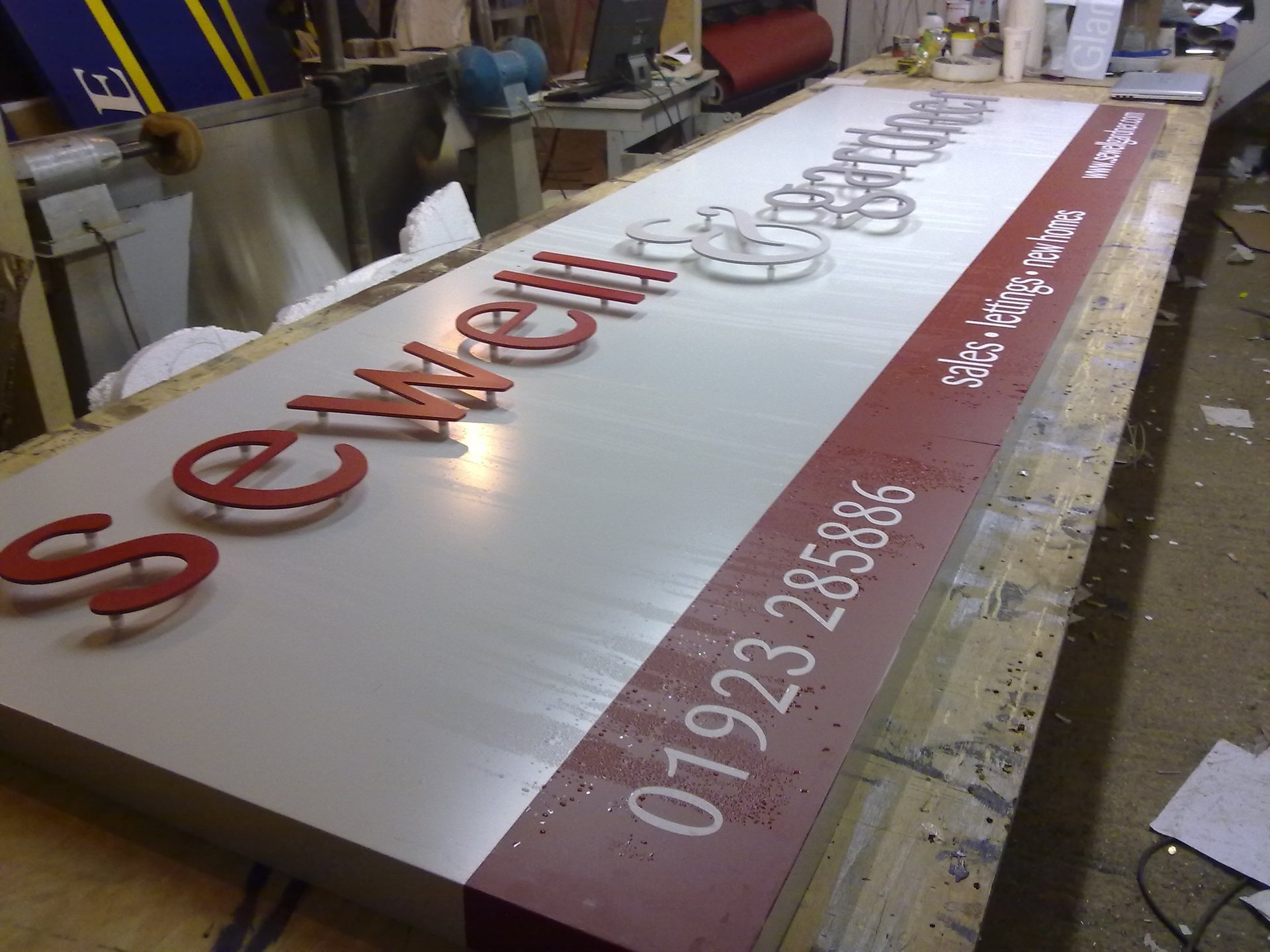 flat cut shop sign letters flat cut logos raised lettering and logos in ...