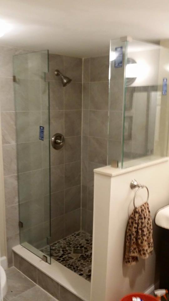 Frameless Shower Splash Guards | Superior Frameless Showers