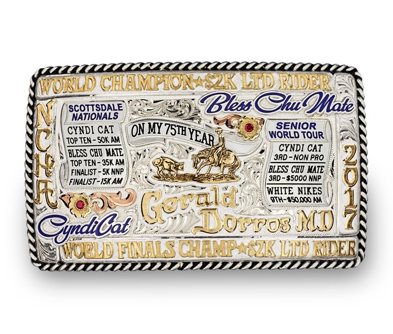 Gist Silversmiths | Made in the USA | Masters Collection Trophy Buckles