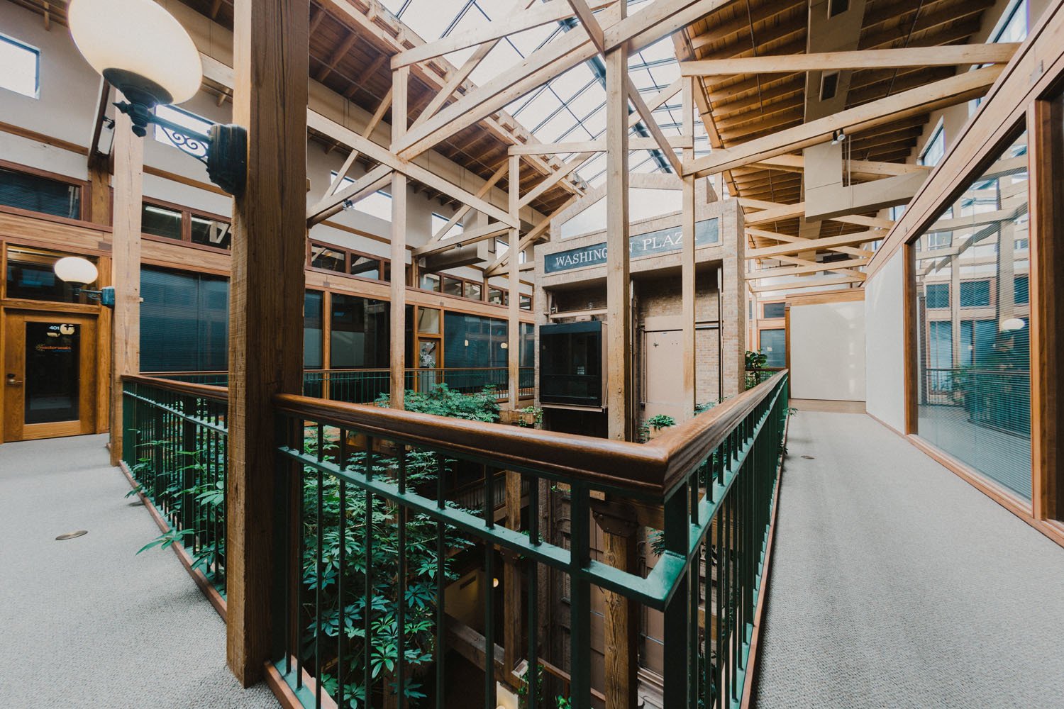 Washington Plaza Gallery - White Columns Apartments + Washington Plaza