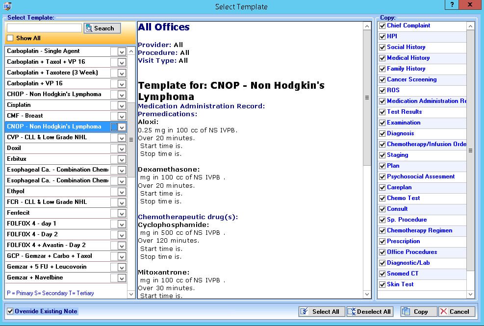 Hematology Software | Oncology EHR Software | EMR Oncology | Meditab