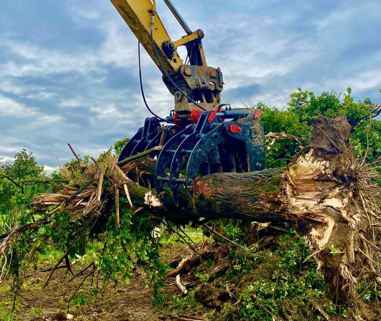 Digger Root Rakes, Excavator Grab Rakes - Rhino Attachments NZ