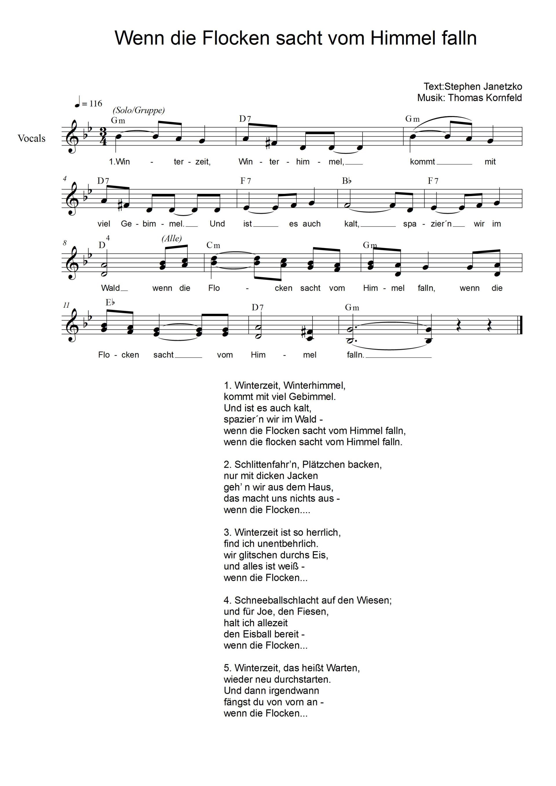 Jahreszeiten Chorlieder | Chorlieder | Wir singen im Chor