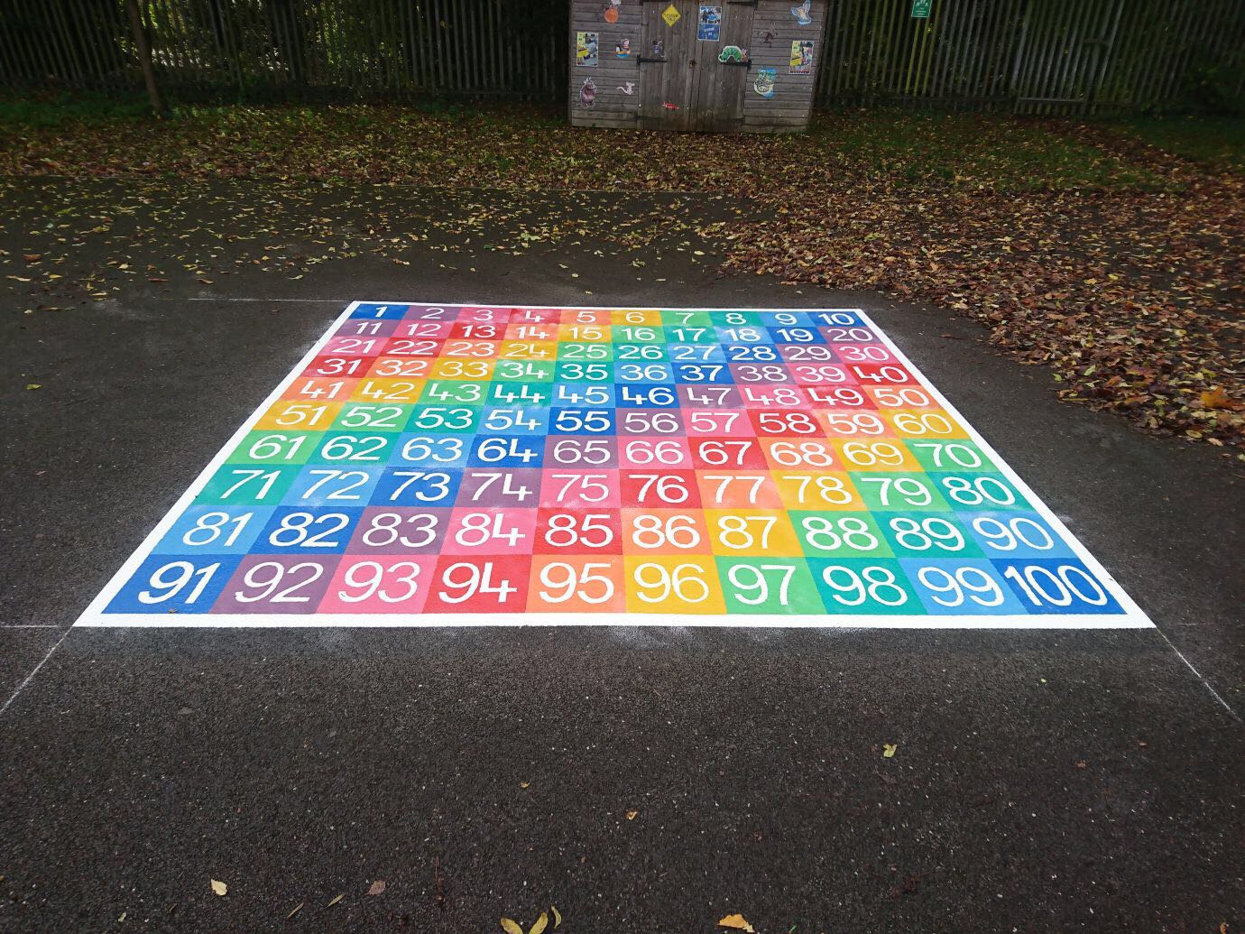Playground Markings for fun, games, education and roadways.