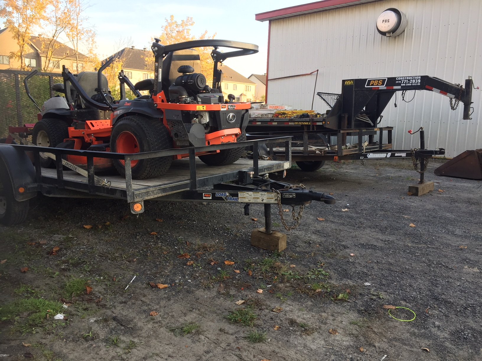 PBS Construction | Transport et location d'équipement | 819-771-2039