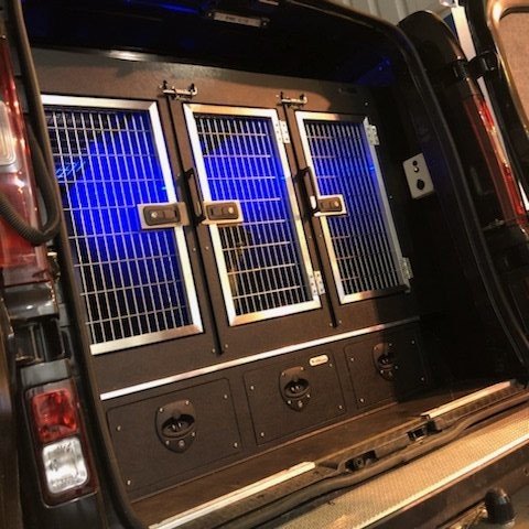 Animal Transit Boxes | Custom Dog Crates & Dog Van Conversions Gallery
