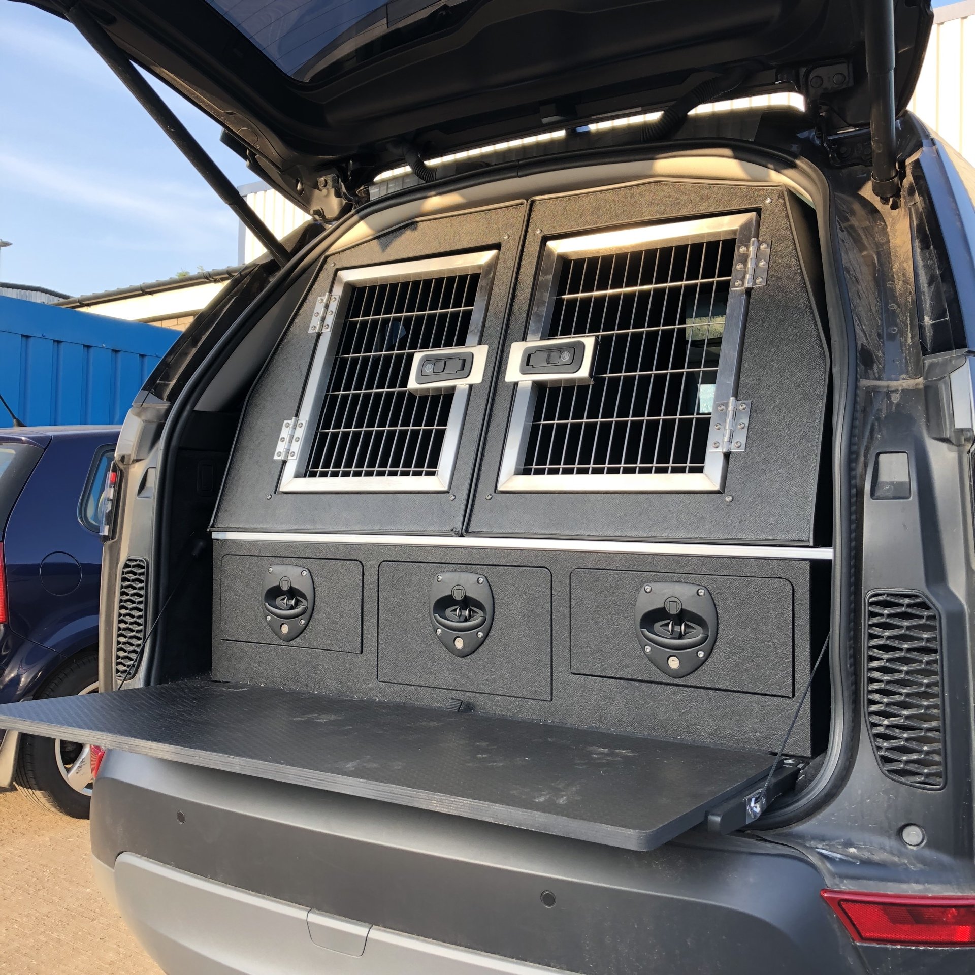 Animal Transit Boxes | Custom Dog Crates & Dog Van Conversions Gallery
