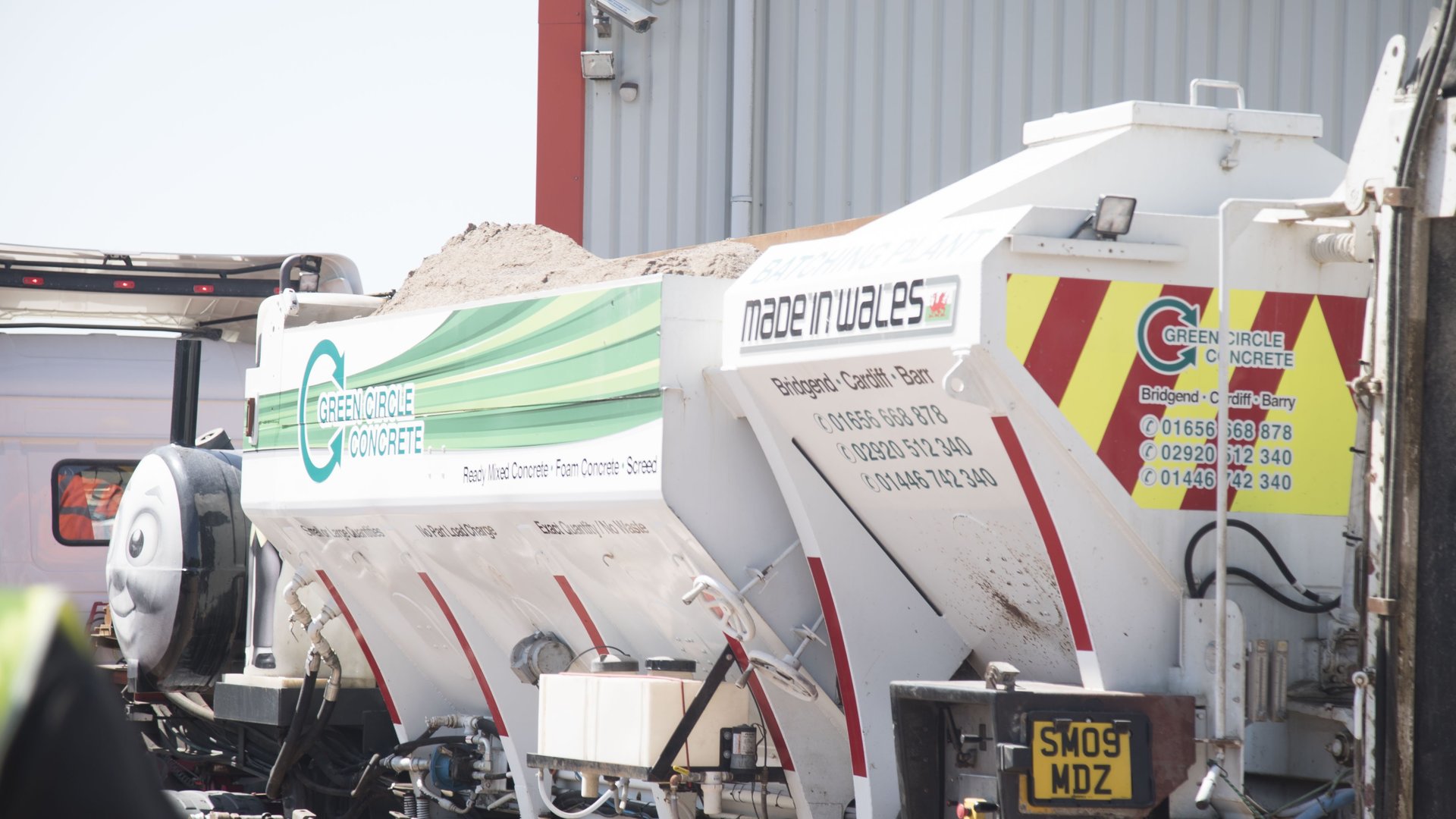 Ready mix concrete delivered to Cardiff, Bridgend and Barry areas