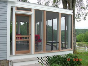 High-Quality Wood Screen Panels | Western Maine Screen Doors