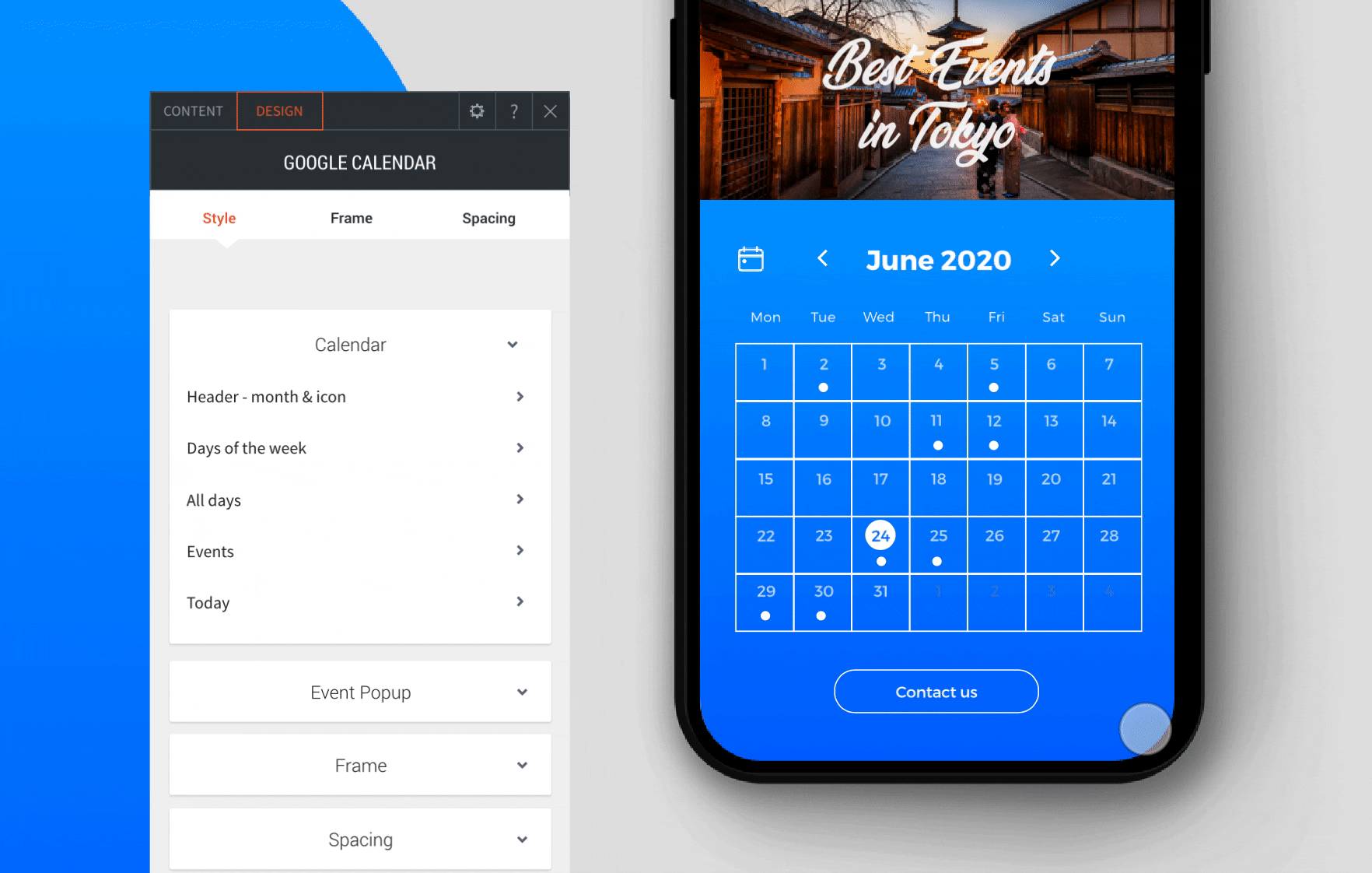 NEW Google Calendar Widget 