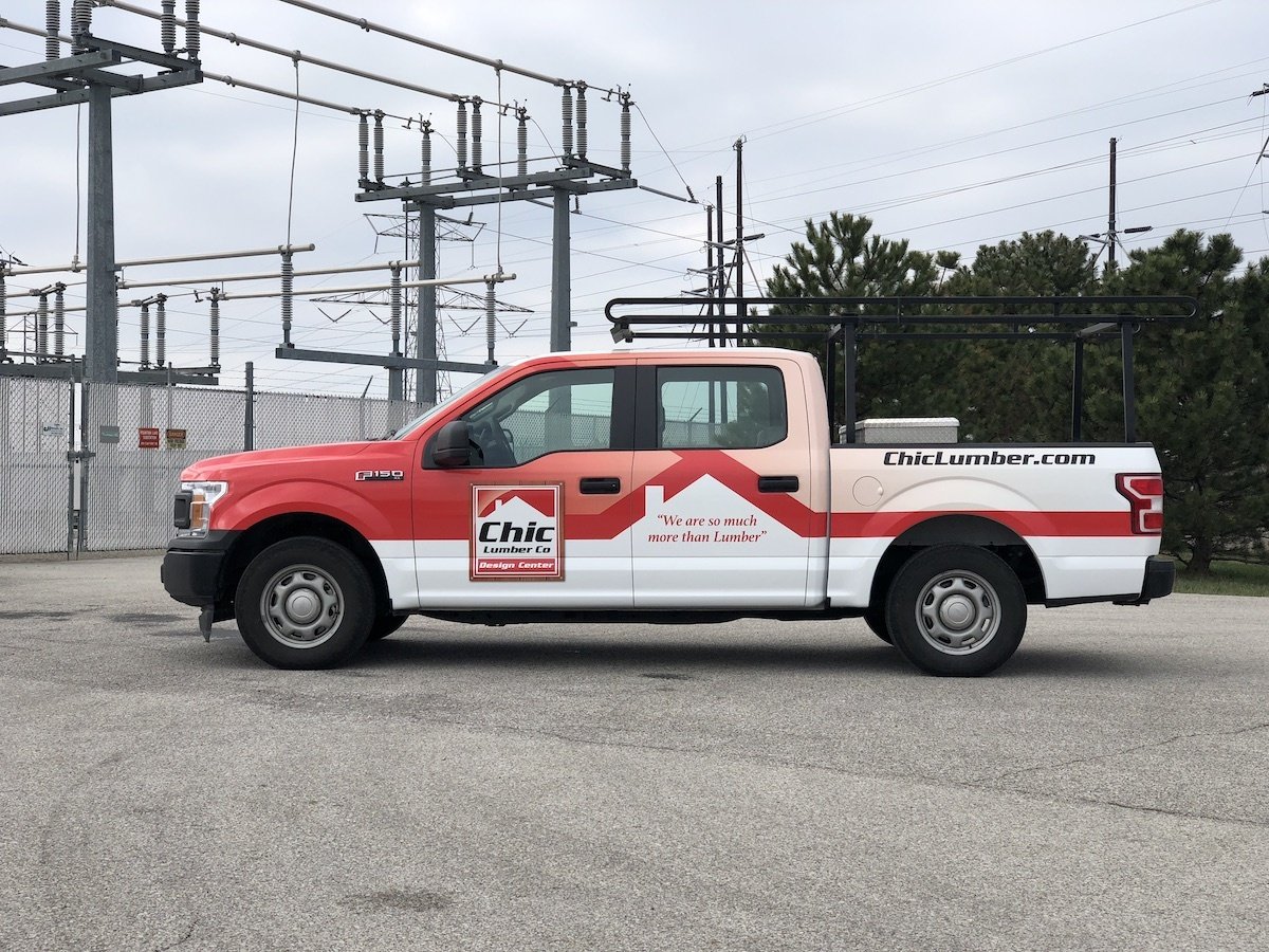 Roofing Company Vehicle Wraps