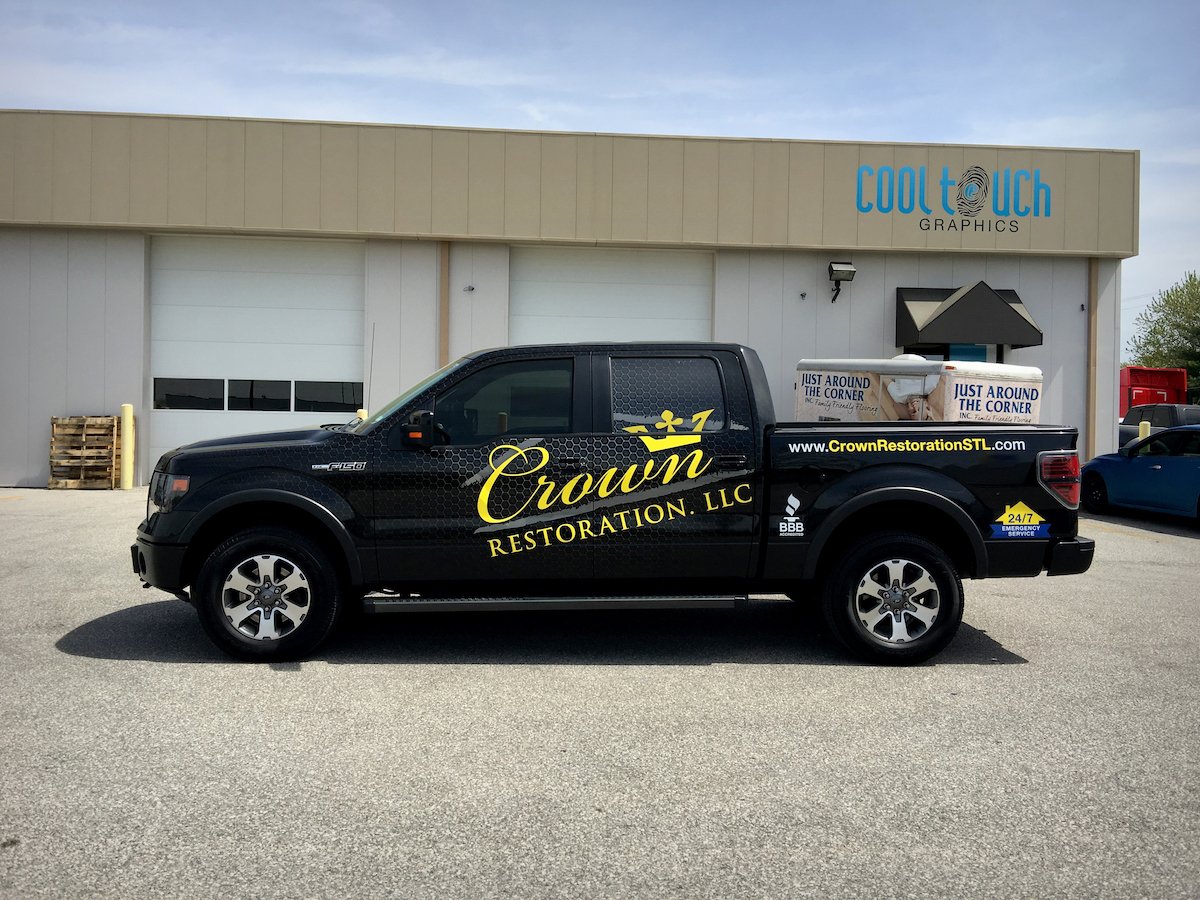 Roofing Company Vehicle Wraps