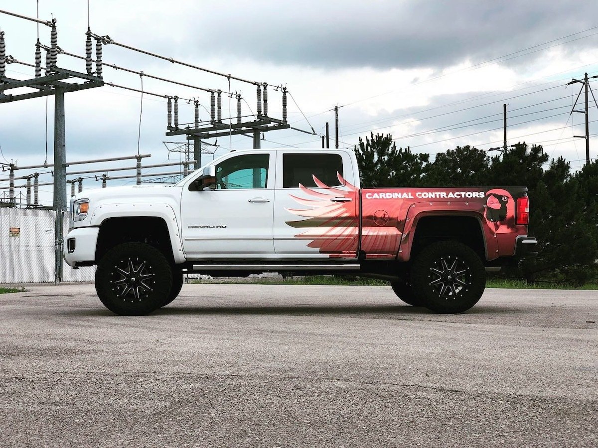 Roofing Company Vehicle Wraps