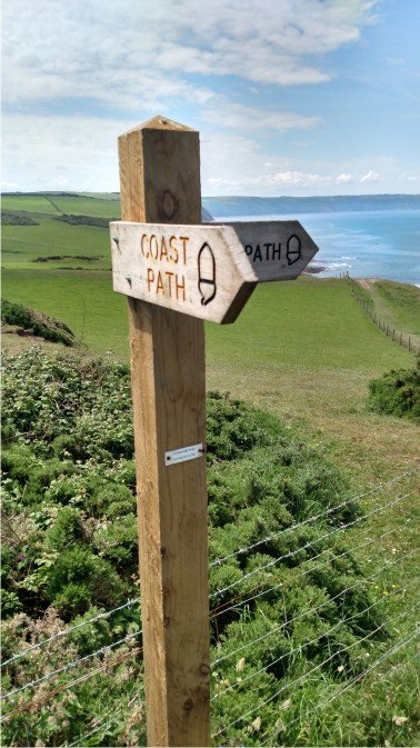 SW Coast path walk Westward Ho! to Cornbrough Cliffs