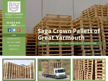 Saga Crown Pallets - Wooden Pallets - Great Yarmouth
