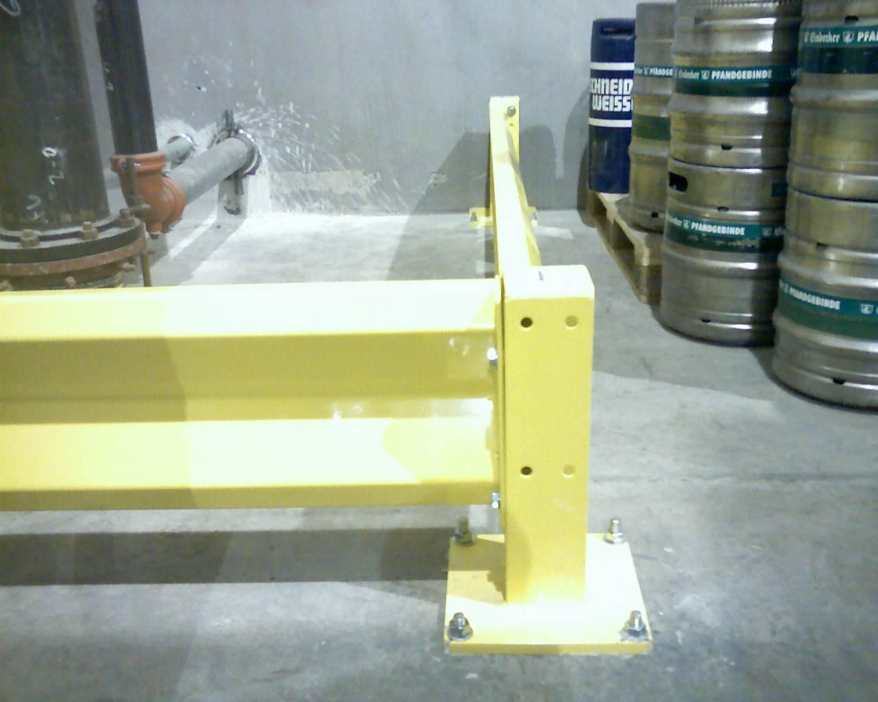 Single High Warehouse Guard Rails | P Strouth LLC