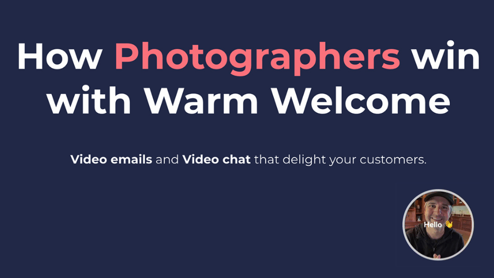 Photographers & Creatives | Warm Welcome | Worldwide