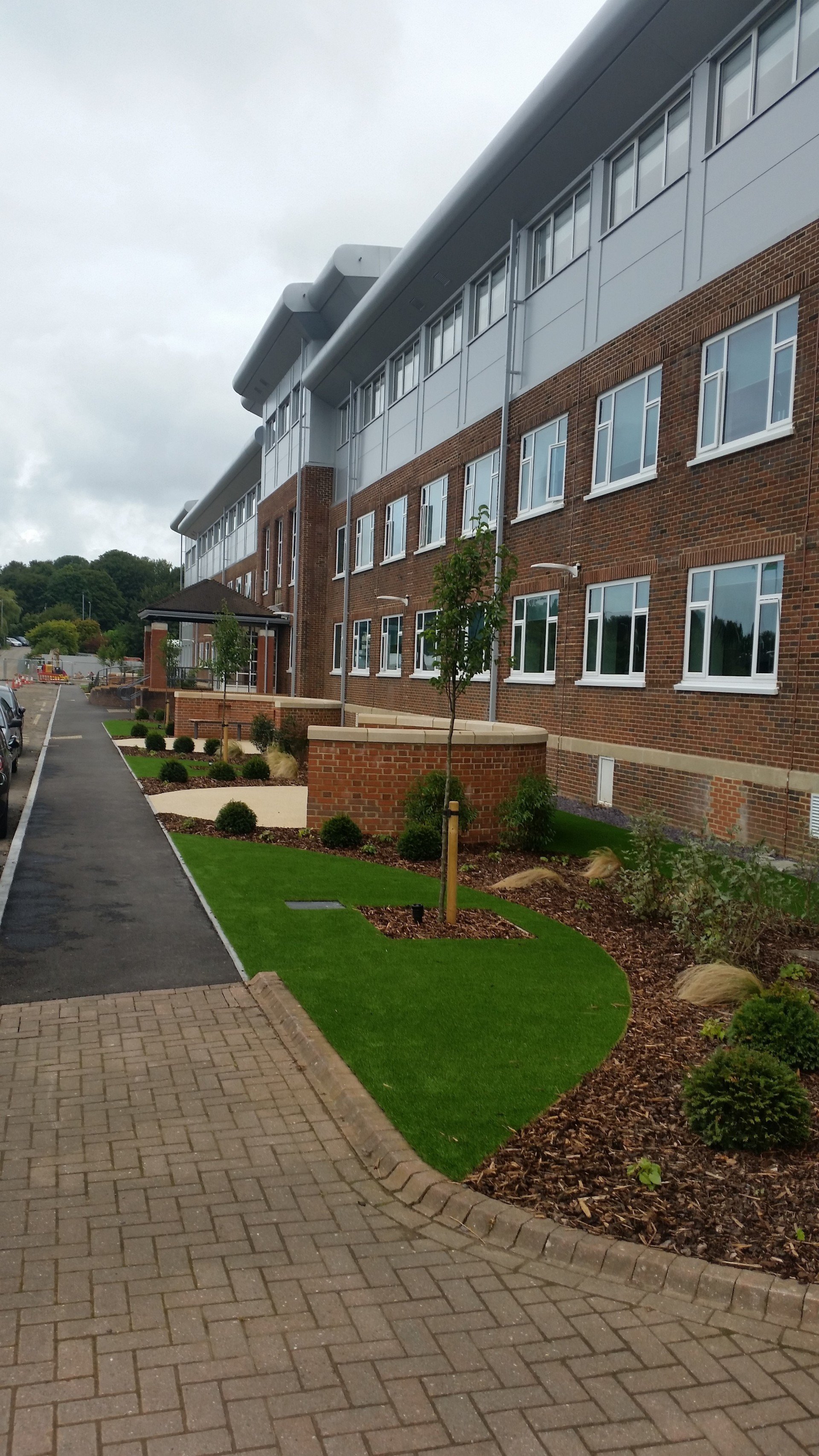 South Wales Police HQ Gardens - Public Architectural Services Bridgend