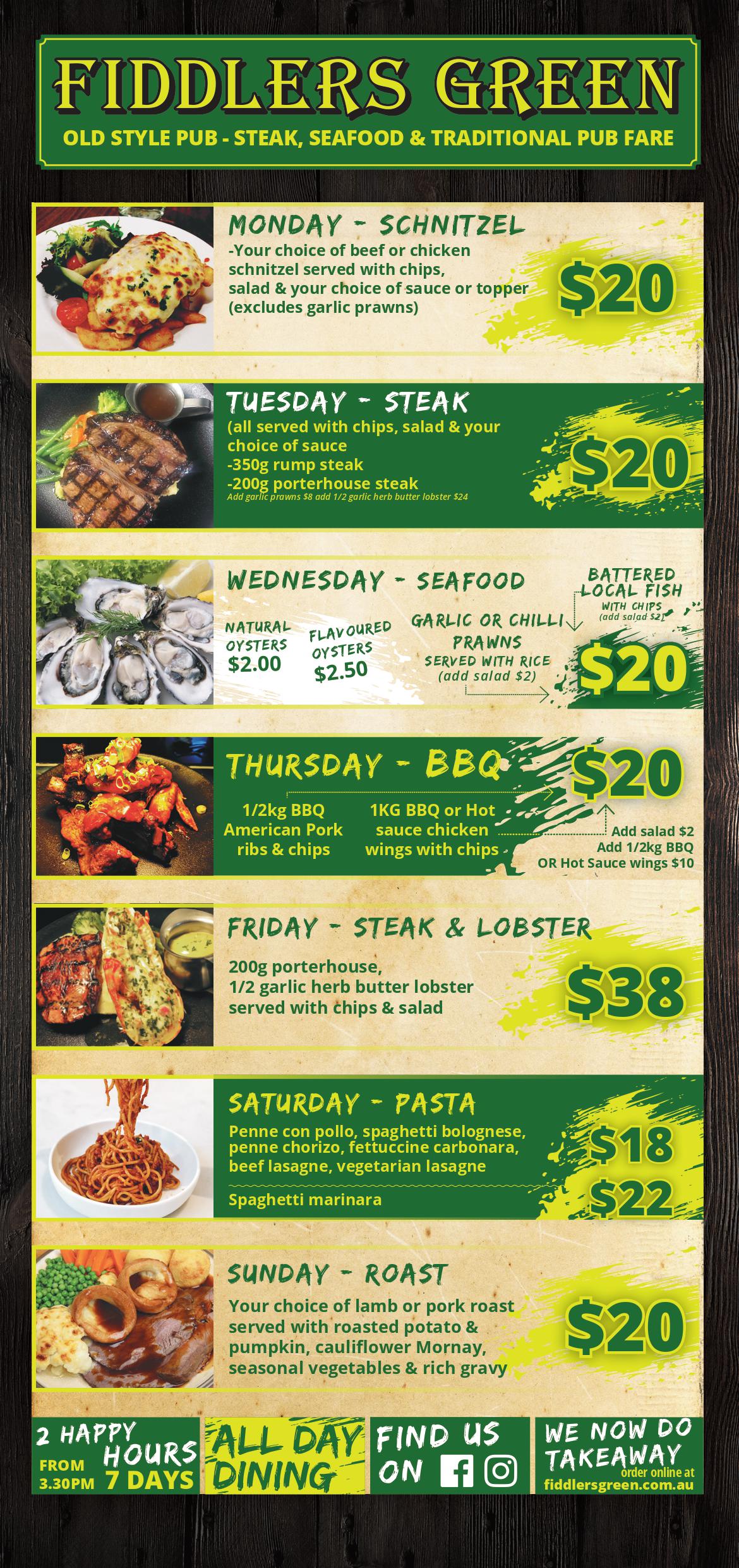 Fiddler's Green - Darwin | Family Friendly Irish Restaurant