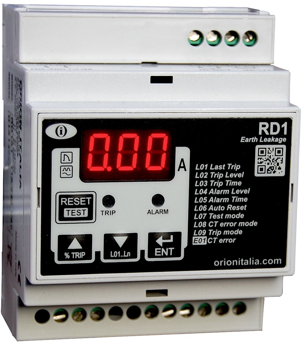 ELR RD1 Earth Leakage Protection - Orion Italia