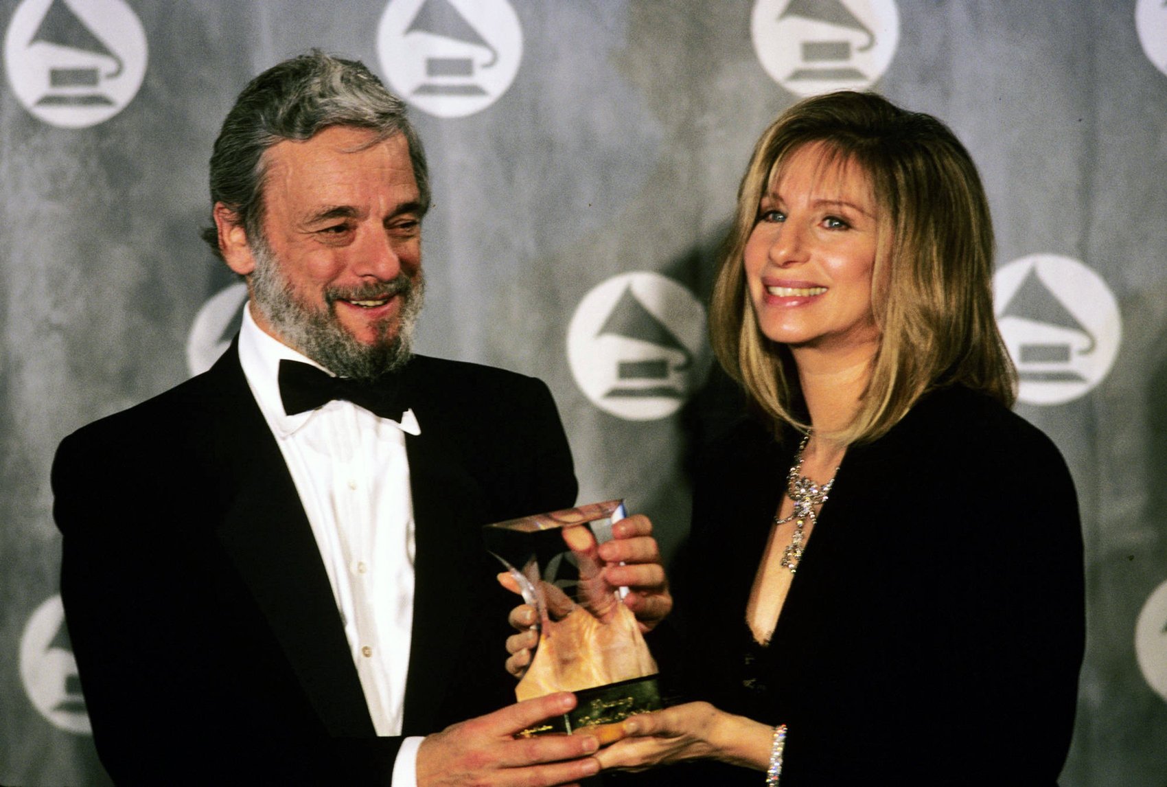 Barbra Archives | Awards | 1992 Grammy Legend Award Sondheim