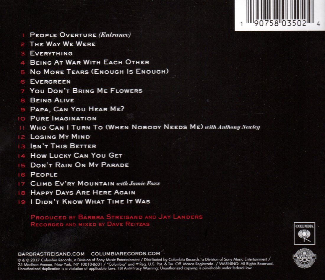 Barbra Streisand Archives | Live CD The Music, The Memories, The Magic!