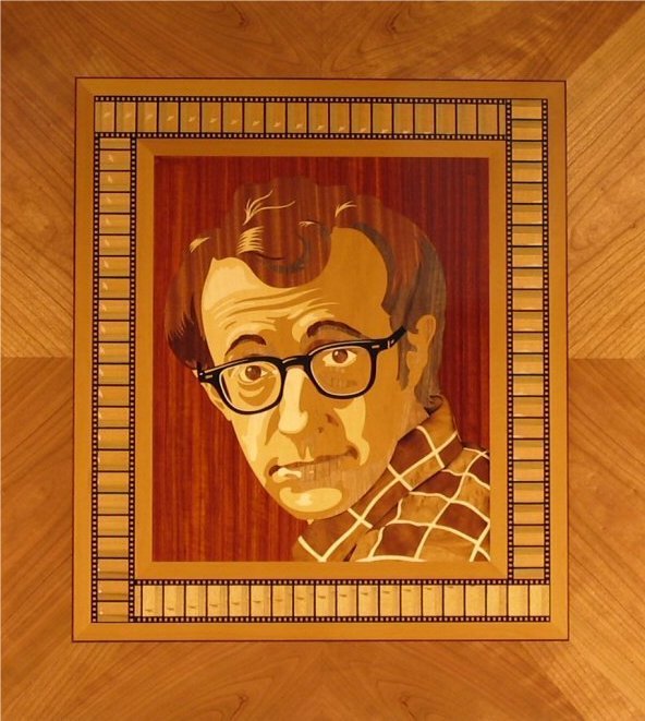 Giovanni D'Antone intarsiautore. Ritratti d'autore in legno.