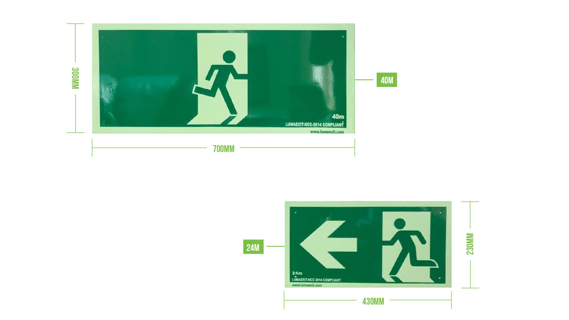 LumaExit | PL Exit Signs
