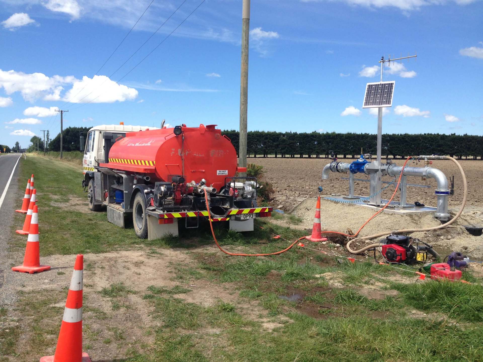 Hydrostatic & Pneumatic Pressure Testing for Pipeline Installations