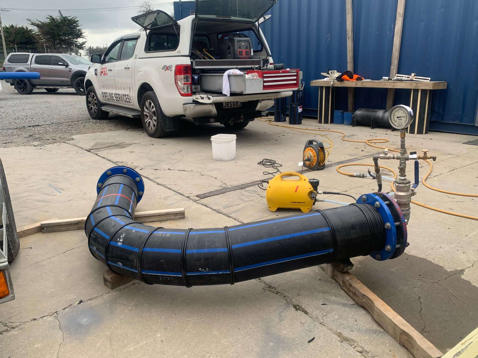 Hydrostatic & Pneumatic Pressure Testing for Pipeline Installations