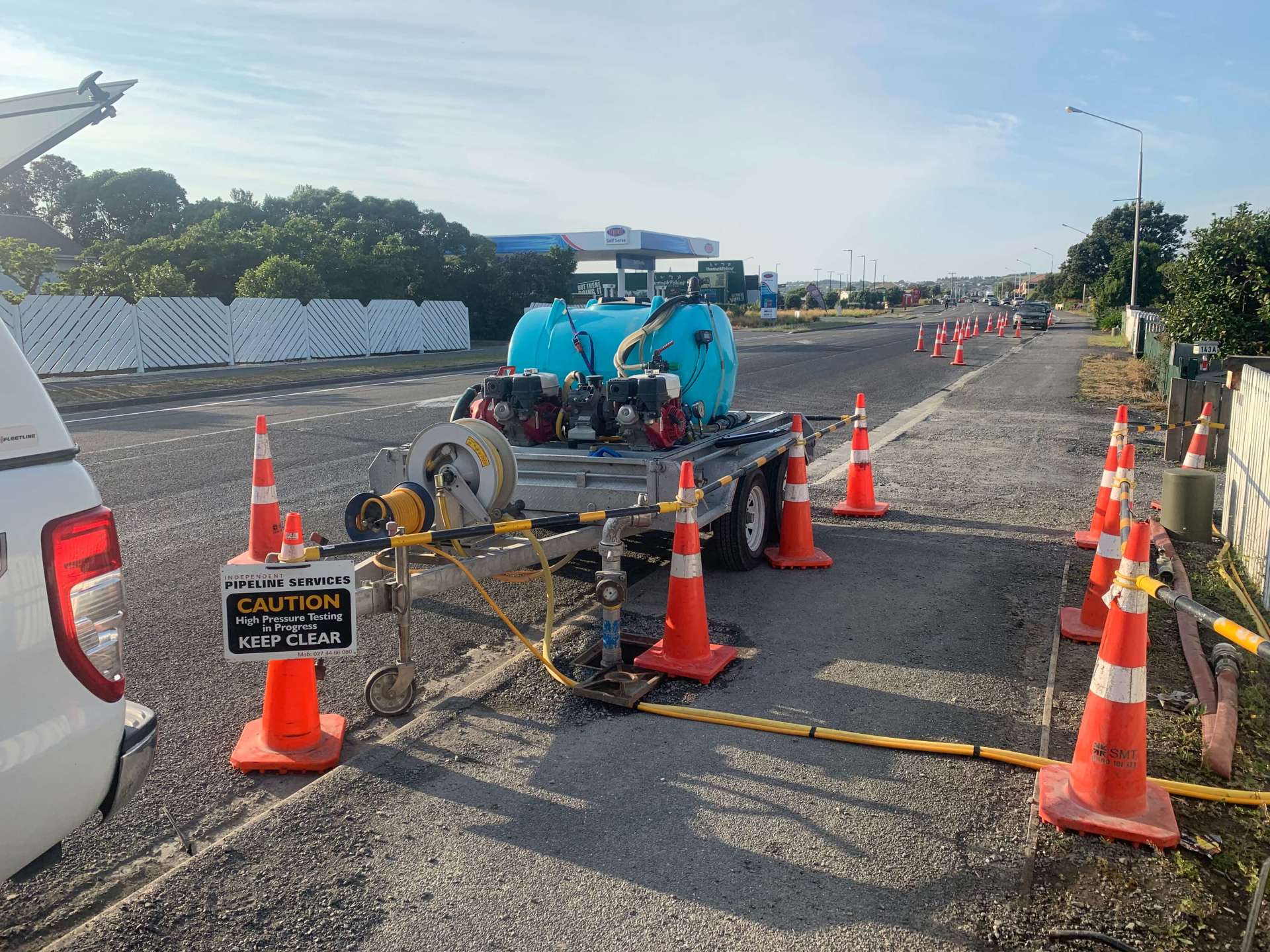 Hydrostatic & Pneumatic Pressure Testing for Pipeline Installations