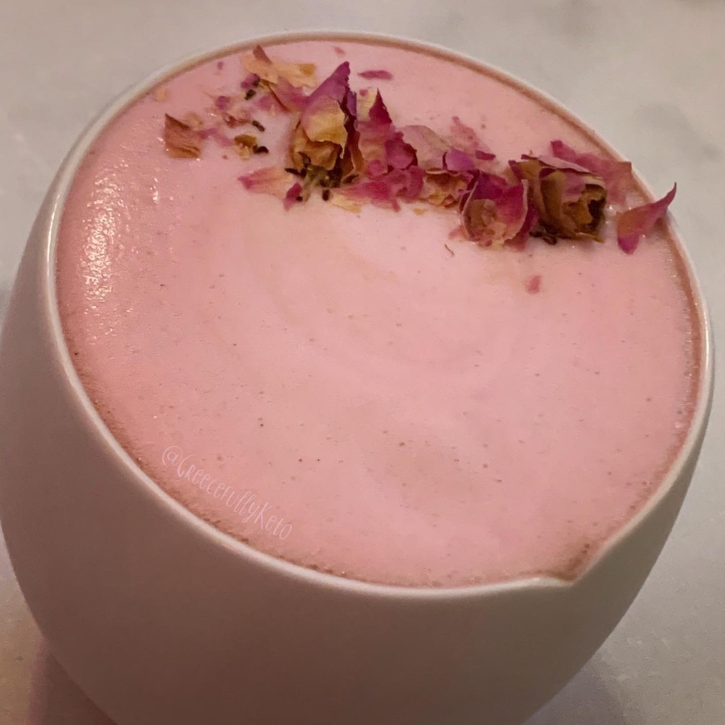 Rose Tea Latte