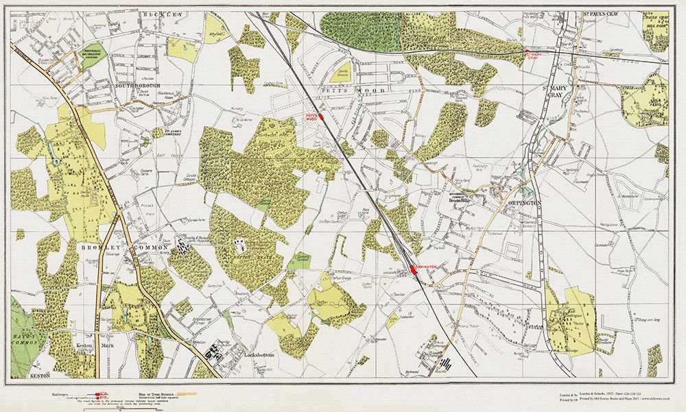 Bromley Common maps
