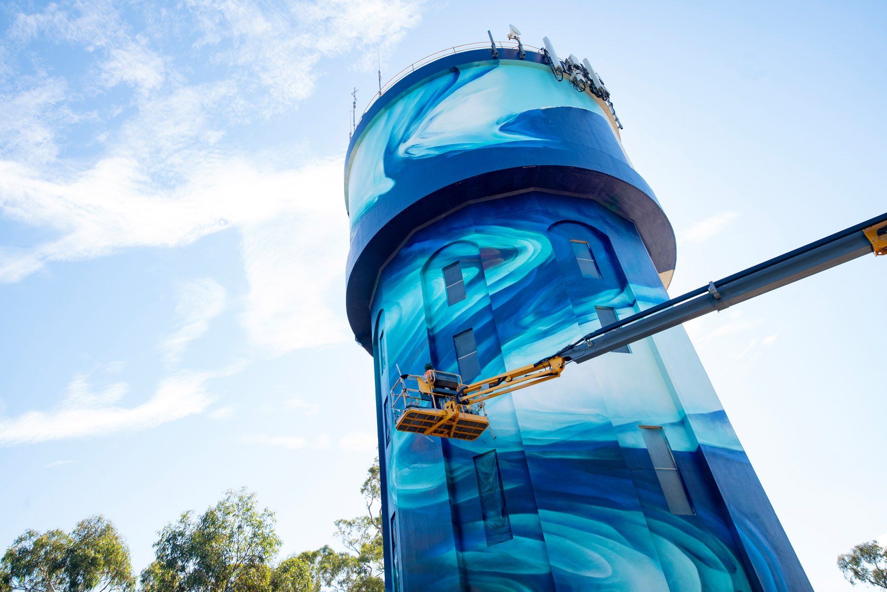 South Australian Water Tower Art Locations