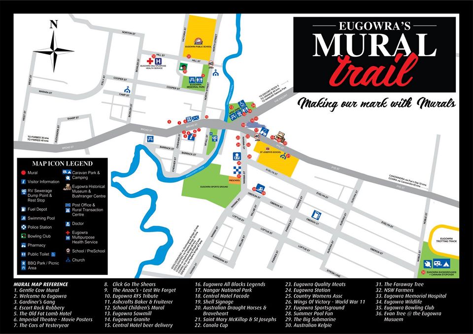 Eugowra Street Art Town