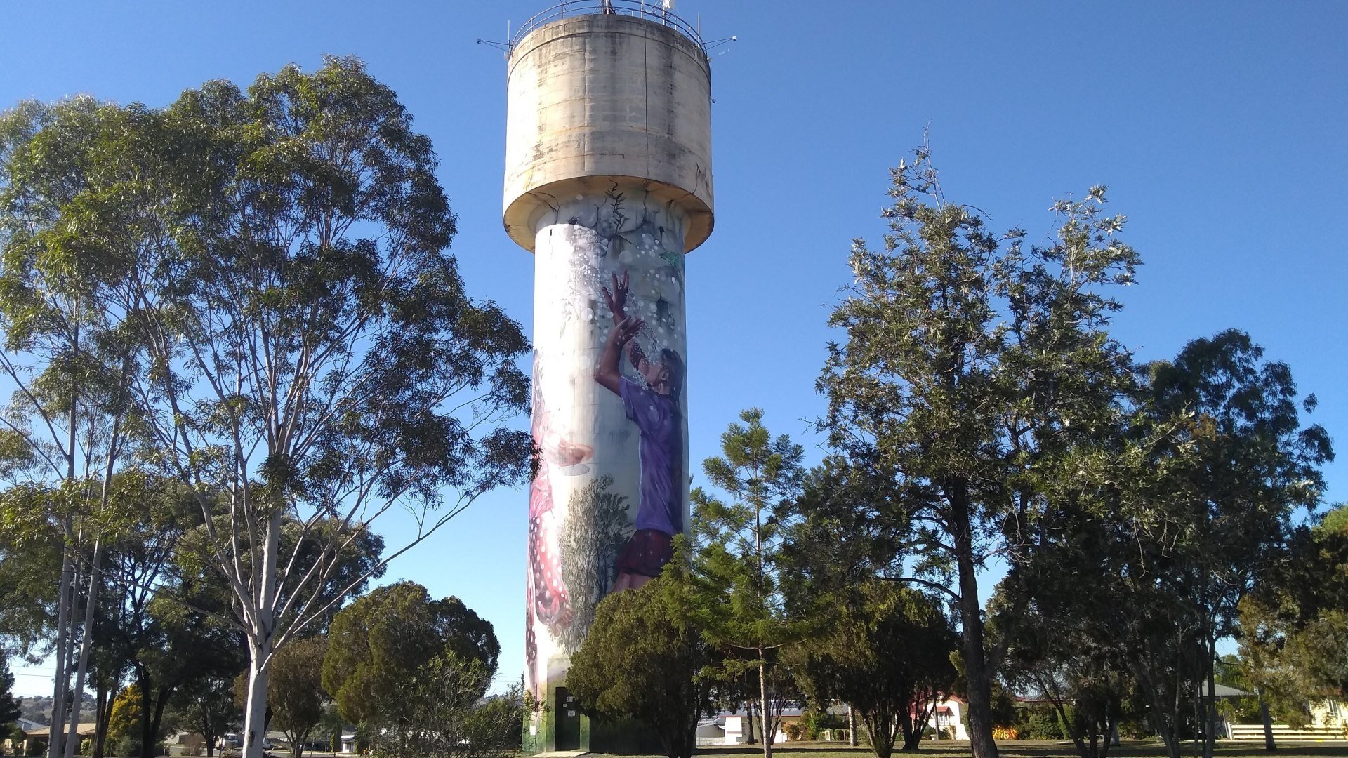 Monto Water Tower Art