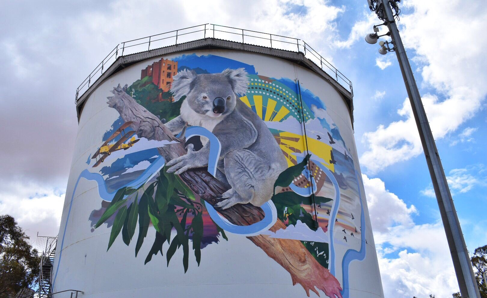 Narrandera Water Tower Art