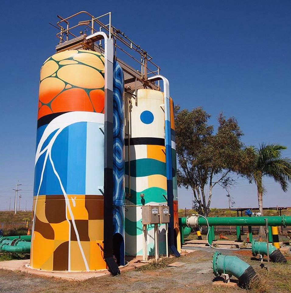 Port Hedland Water Tank Art