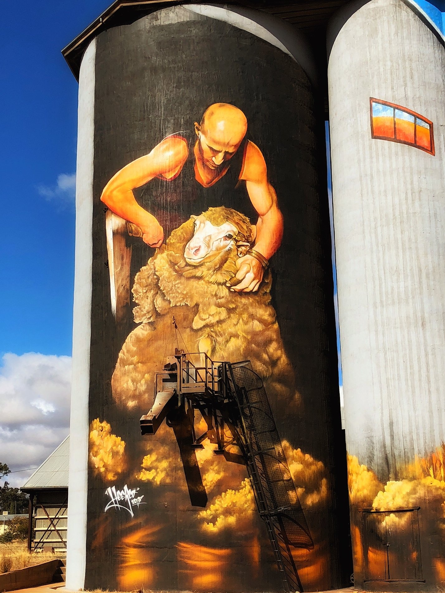 Weethalle Silo Art