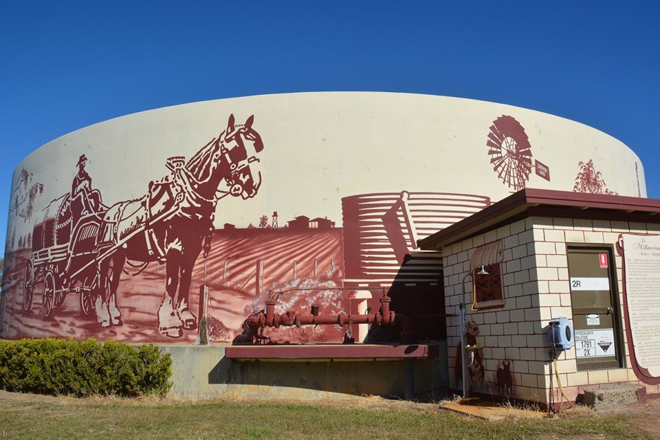 Millmerran Water Tank Art