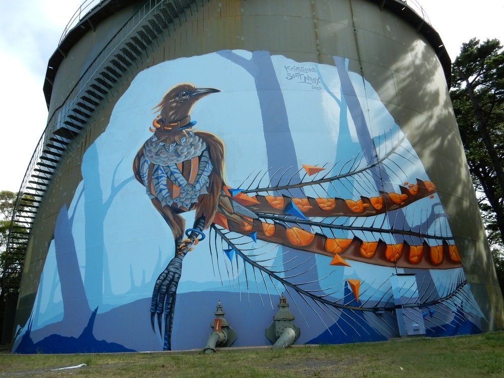Australian Water Tower Art