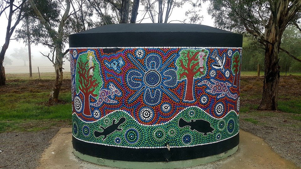 Australian Water Tower Art
