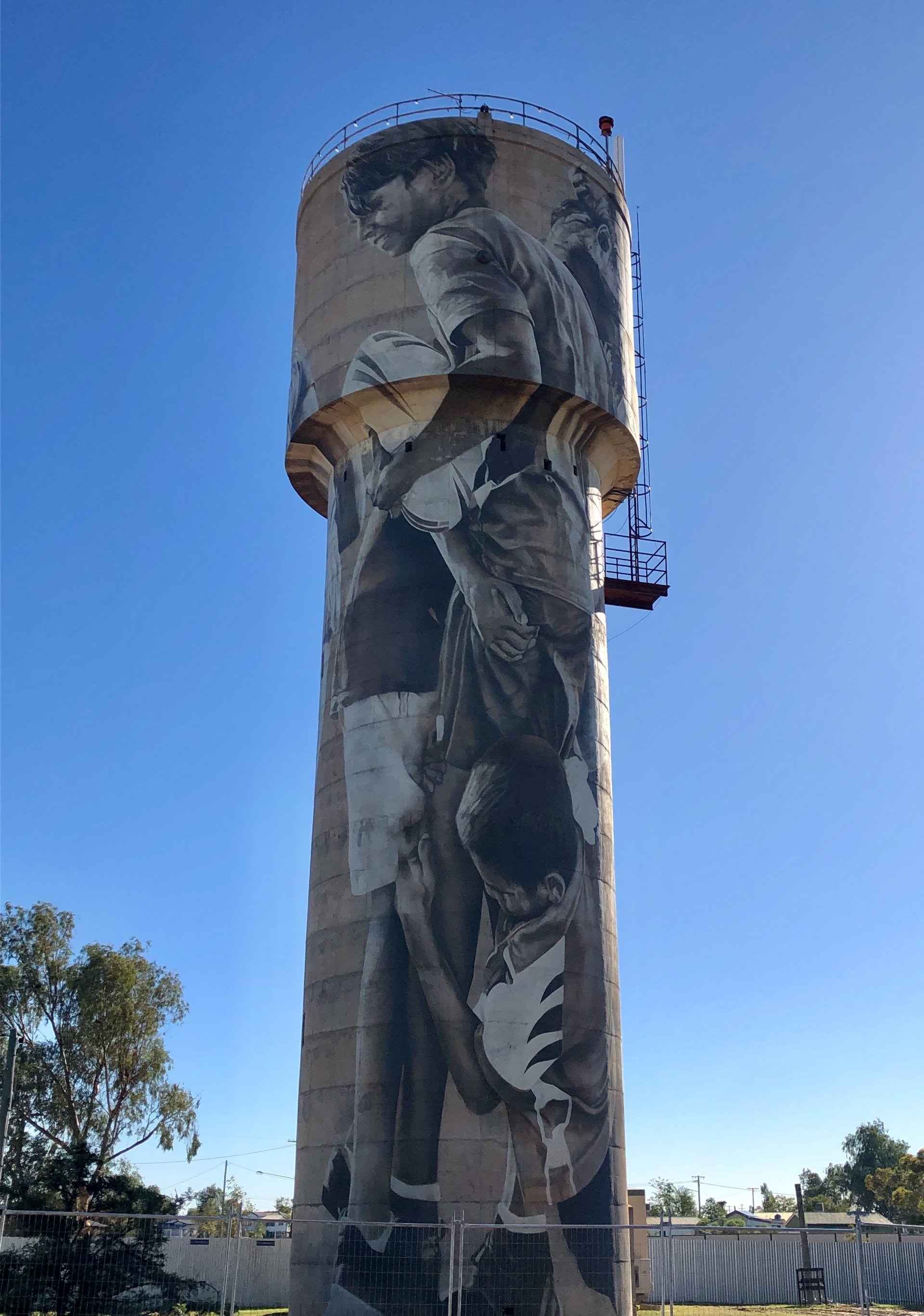 Cunnamulla Water Tower Art